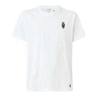 Polo Ralph Lauren T-shirt en maille pour dormir - Homme - Tops - Blanc - Taille: L