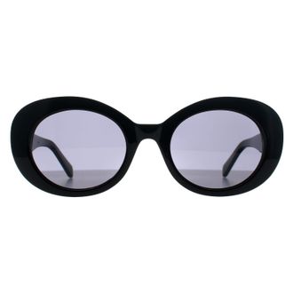 Benetton Oval Womens Schwarz Grau BE5055