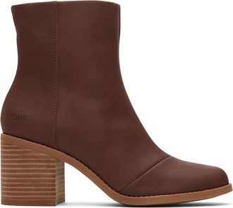 Toms Damen Evelyn Halblange Stiefel, Kastanienleder, 36.5 EU