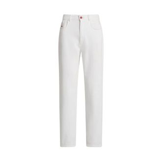 Kiton Damen, Jeans, Wei&szlig;, MGr&ouml;&szlig;e