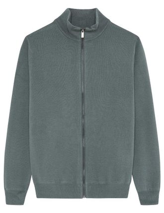 Springfield Herren Strickjacke, Türkis/Ente, Small