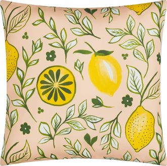 furn. Citronello bedruckter Outdoor-Kissenbezug - Pfirsich - 45 x 45 cm