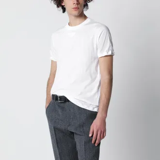 Prada Wei&szlig;es T-Shirt aus Baumwolle