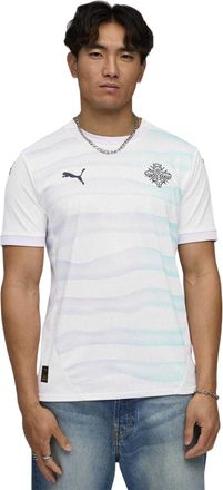 Puma 2025 Ausw&auml;rts-Trikot f&uuml;r Herren/Damen Unisex (Wei&szlig;/Marine)