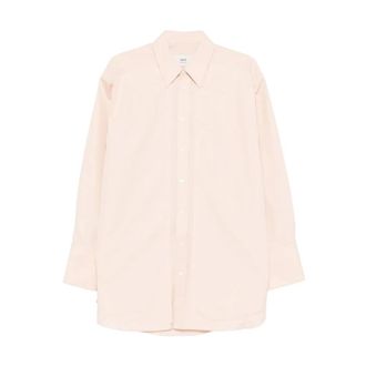 Ami Unisex Casual Hemd - - Shirts - Damen - Rosa - XS