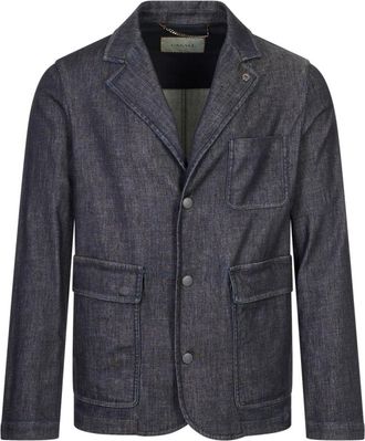 Canali Homme, Vestes, Bleu, Taille: 2XL Blazer en jersey
