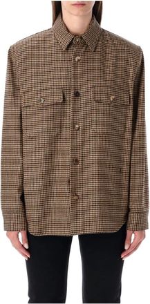 Saint Laurent Damen, Jacken, Braun, SGr&ouml;&szlig;e