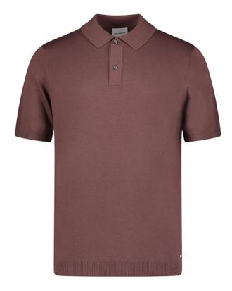 Roy Robson Leichtes Glattstrick-Poloshirt aus einem Baumwoll-Mix, Regular Fit in