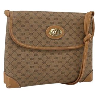 Gucci Sac bandouli&egrave;re vintage doccasion - Femme - Pre-owned - Beige - Taille: ONE Size