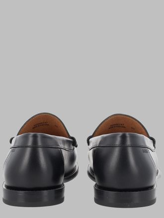 HUGO BOSS Penny Leather Loafers - Black