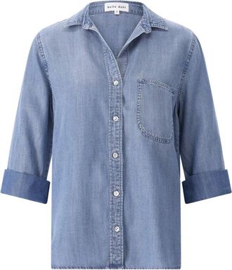 Bella Dahl Femme, Blouses et Chemises, Bleu, Taille: 36 FR Chemises en jean