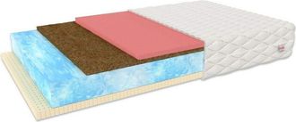 FDM Ergo Schaumstoffmatratze 100 x 200 cm Latex Kokos 22 H&ouml;he Matratze H&auml;rtegrad H2/H3 Thermoplastischer Visco-Schaum Bio-Foam (Mittelweich/Mittelhart) Be