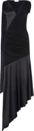 Nina Ricci Femme, Robes, Noir, Taille: 48 FR Asymetrical Midi Dress