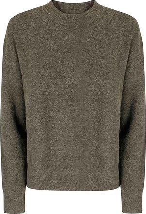 Sams&oslash;e & Sams&oslash;e Pull Col Rond - Vert Fonc&eacute;