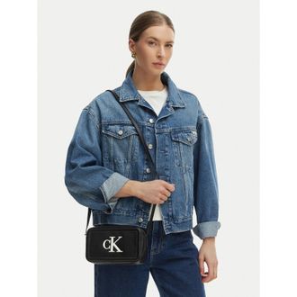 Calvin Klein Handtasche Calvin Klein Bold Ck Camera Bag LV04F3220G Schwarz