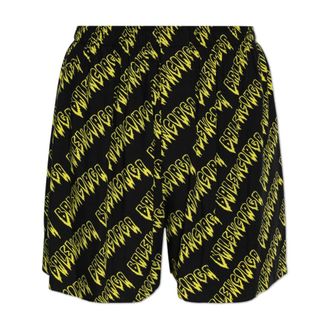 Balenciaga Monogram Shorts - - Shorts - Herren - Schwarzk - XL