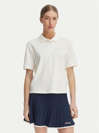 Guess Poloshirt V6GP11 K3278 Wei&szlig; Regular Fit