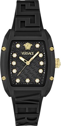 Versace Uhr - Quarz Analog Uhr Dominus Eco Ceramic.iconi - Gr. unisize - in Schwarz - für Damen