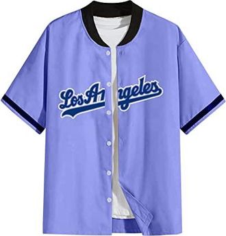 Generic Chemises Hommes - New Mens Loose Baseball Collar Button Front Shirt Plus Size Fashion Casual Shirt Jacket T-Shirts Pas Cher Marque