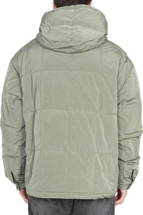 Ienki Ienki Drawstring Hood Nylon Anorak Jacket - Green