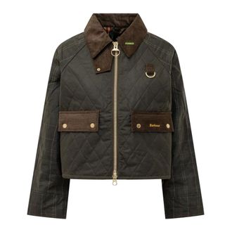 Barbour Kurze Steppjacke - - Jackets - Damen - Gr&uuml;n - S