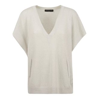 Fabiana Filippi Femme, Pulls, Beige, Taille: 38 FR Cashmere Top