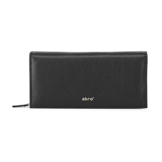 Abro Leder Geldb&ouml;rse & Kartenhalter Set - - Accessories - Damen - Schwarzk - ONE SIZE