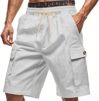 Generic Short chino pour homme - Short de sport - Taille courte - Pantalon chino d&eacute;t&eacute; pour homme - Coupe droite - Pantalon de surv&ecirc;tement avec poches - Pantal