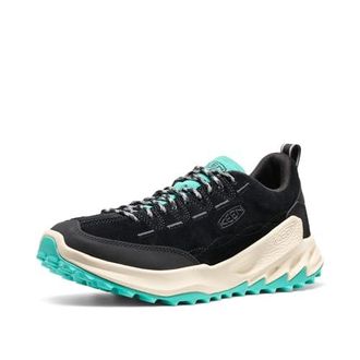 Keen Jaspe Zionic - Semelle durable en daim pour homme, Noir/turquoise vif, 14