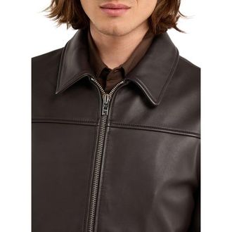 Saison 1865 Blouson Fool en cuir dagneau