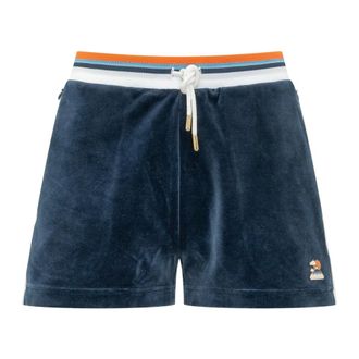 Casablanca Femme, Shorts, Bleu, Taille: 36 FR Velour Montagne Shorts