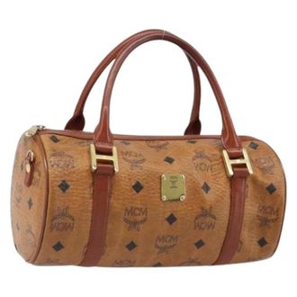 MCM Sac &agrave; main Pre-owned - Femme - Pre-owned - Brun - Taille: ONE Size