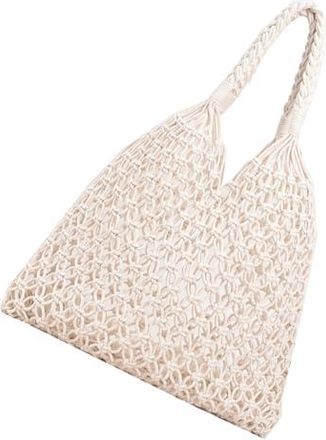Valiclud Sac De Plage Tiss&eacute; Femme Grand Sac Bandouli&egrave;re Maille Plage Et Shopping