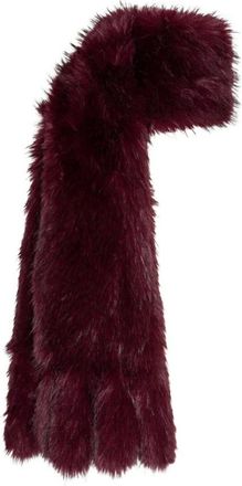 Rotate Rotate Birger Christensen, Femme, Accessoires, Rouge, Taille: ONE Size Stola Ecofur Bordeaux &Eacute;charpe