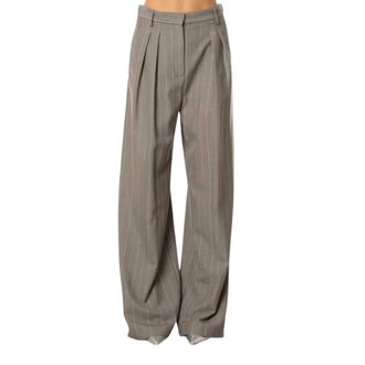 Simona Corsellini Femme, Pantalons, Gris, Taille: 38 FR Pantalone gessato