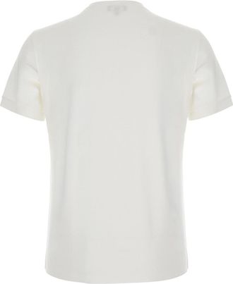 Giorgio Armani Bamboo Viscose Crew Neck T-Shirt - White