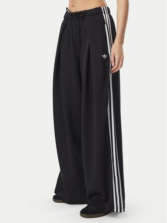 adidas Jogginghose Adiluna Season 2 X Jennie Pleated Track Tracksuit Bottoms LD8922 Schwarz Regular Fit
