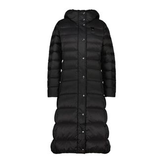 Blauer Anita Daunenmantel - - Coats - Damen - Schwarzk - M