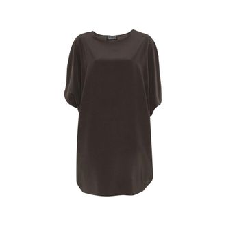 Gianluca Capannolo Iris Batwing-sleeve Mini Dress