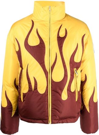 Palm Angels x Moncler doudoune Clancy - Jaune