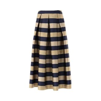 van Laack Femme, Jupes, Multicolore, Taille: 36 FR Ranaly Midi Skirt