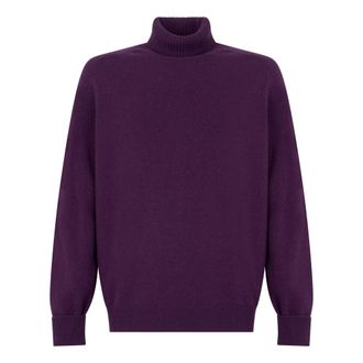Fedeli Homme, Pulls, Violet, Taille: 3XL Pull &agrave; col roul&eacute;