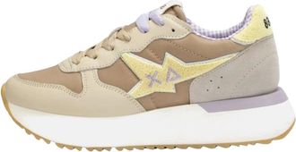 Sun 68 Femme, Chaussures, Beige, Taille: 40 EU Low Top Baskets