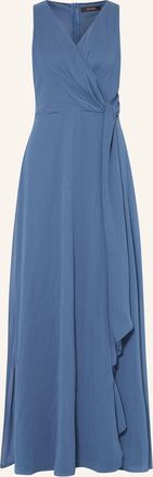 Vera Mont Abendkleid In Wickeloptik blau