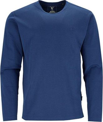 Hajo Strickpullover Basic-Langarmshirt in reiner Baumwolle
