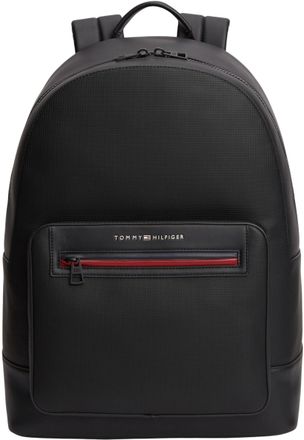 Tommy Hilfiger Herren Th Foundation Backpack Am0am14155 Rucksack, Black (Black)