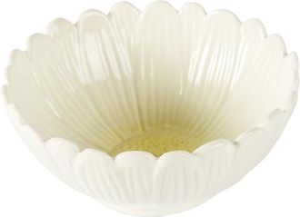 Sagaform Dagny Bl&uuml;tenform Sch&uuml;ssel aus Dolomit in der Farbe Wei&szlig;, Sp&uuml;lmaschinenfest, 16cm, 5018587