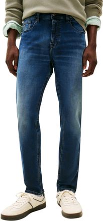 Tommy Jeans Herren Jeans Hose Austin Slim Tapered Fit, Blau (Denim Dark), 34W/32L