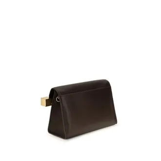 Jacquemus Rond Carr&eacute; Clutch - Brown