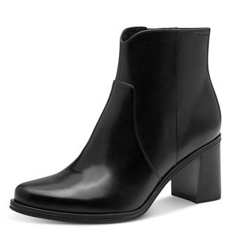Tamaris Femme Damen Boot Heel 1-25360-45 Bottine, Noir, 38 EU